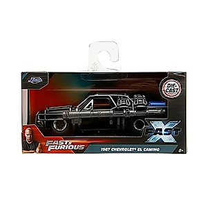 Fast & Furious Fast X 1:32 1967 Chevy El Camino Caged Version Die-Cast Cars, Toys for Kids and Adults