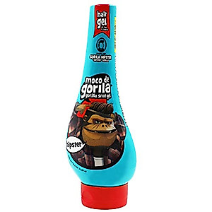 Moco de Gorila Hipster Hair Gel | Trendy Hair Styling Gel with Long-lasting Hold, Gorilla Snot Gel is the Ultimate Hair Gel to create any Hipster Mainstream Hairstyle; 11.9 oz Squizz Bottle (3 Pack)