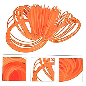 Yardwe 4pcs for Xcm Cutter Spool Supplies Professional Steel Trailer Wire Cutters Cordless Round Landscape Mower Grass Mowers Accessory Orange Rope Accessories Trimmer Brush Replacement