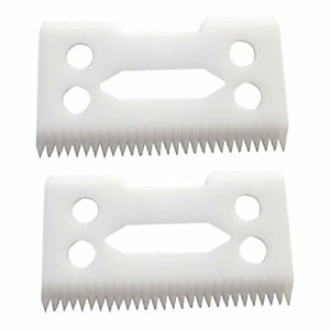 Ceramic clipper blades 2 hole2-Hole Clipper ceramic Blade cutter,ceramic clipper replacement blades for WAHL Professional: Super Taper, Super Taper II. Icon, Pro Basic, and Taper 2000