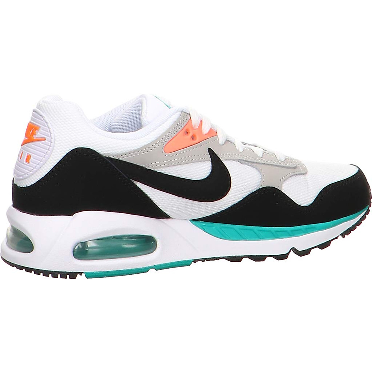 Nike Women's Air Max Correlate Sneakers, White/Black-New Green, 10 M US