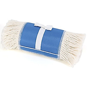 24 Inch Industrial Strength Cotton Dust Mop Head Refill, Replacement Head for Home, Industrial and Commercial Use, Fits Standard Size Mop Frame 1pc