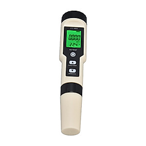 01 02 015 Hydrogen Meter, Wide Application Backlit LCD Design Hydrogen Test Pen Detachable Probe Design for Gardening for Laboratories