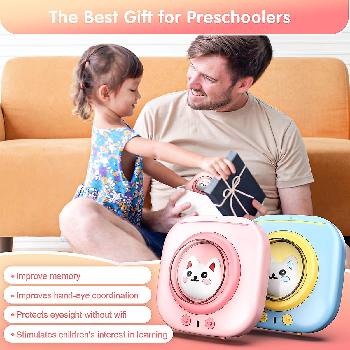 Talking Flash Cards Learning Toys: Talking FlashCards Learning Toys for 2 3 4 5 6 Year Old Boys Girls - Educational Flash Cards for Toddlers Baby - Electronic Flash Cards Toys & 224 Words