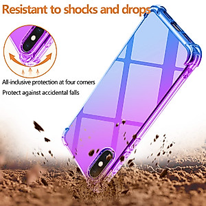 YDIHIHO for OnePlus Nord N200 5G Case [ Gradient ] Clear Soft TPU Non-Slip Non-Yellowing Soft Edge Cover for OnePlus Nord N200 5G Phone Case [ Pink/Gold ],MDM-HCJB-05-03