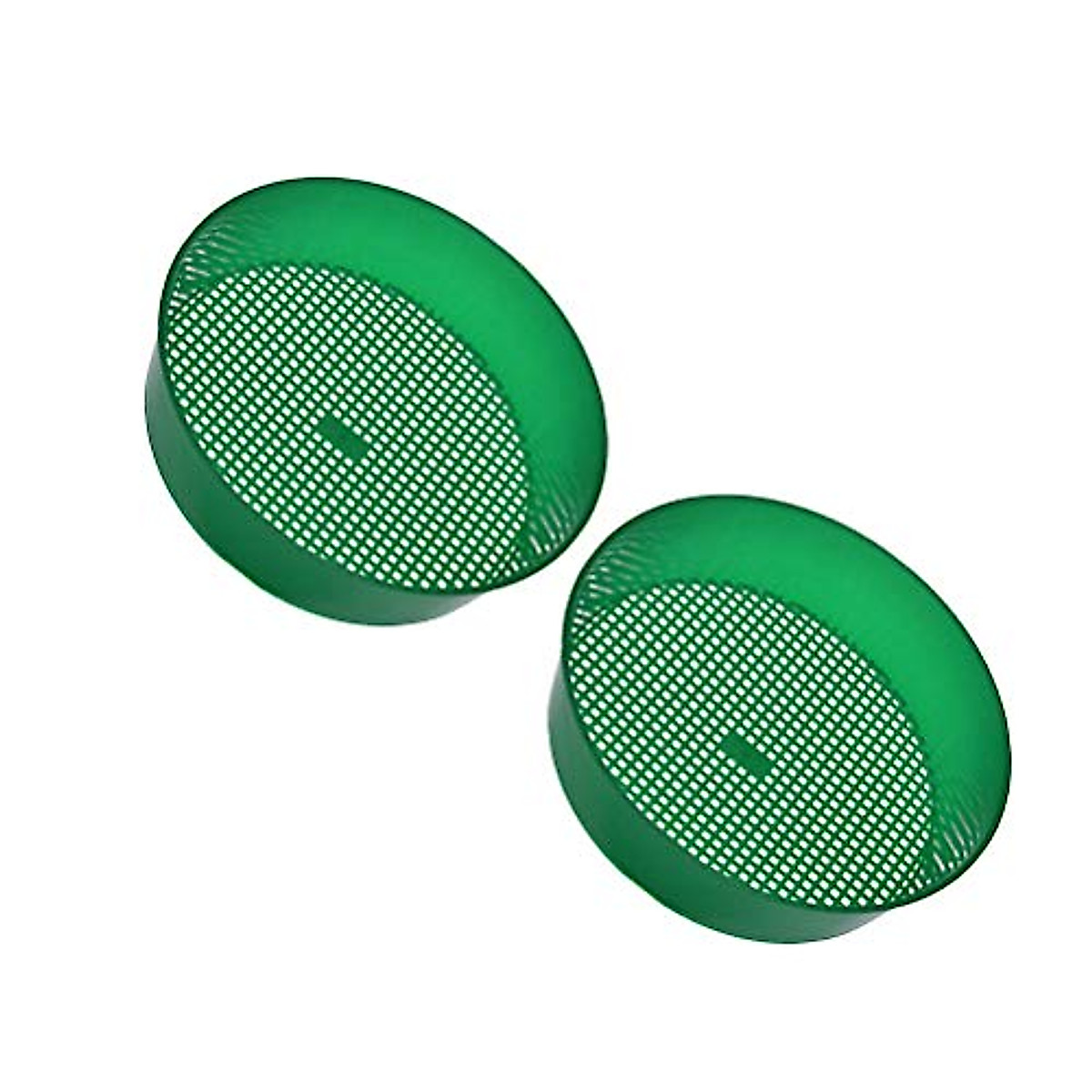 DOITOOL- 2PCS Mesh Plastic Garden Sieve Gardening Seedling Tool Riddle for Compost Soil Stone (Green, with Color Deviation)