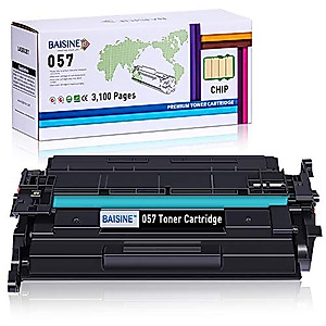 BAISINE Compatible 057 Toner Cartridge Replacement for Canon 057 Toner for Canon ImageCLASS LBP226dw LBP227dw LBP228dw MF445dw MF448dw MF449dw MF445 Printer (Black, 1-Pack)