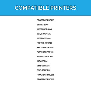 LD Compatible Ink Cartridge Replacement for Lexmark 100XL High Yield (Black, Cyan, Magenta, Yellow, 4-Pack)