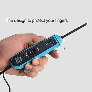 allsun 6-24Vdc Automotive Electric Circuit Tester Power Circuit Probe Detector Car Diagnostic Repair Tool,Test Light Continuity/Polarity of a Voltage,Cable Length 5m(16ft)