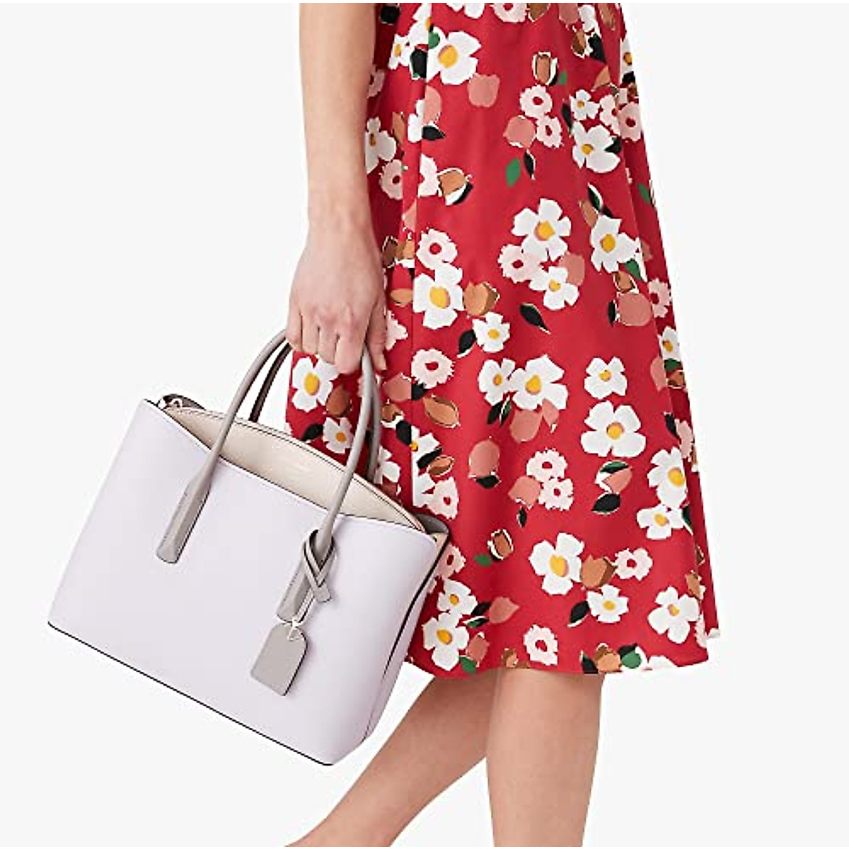 Kate Spade New York Women's Margaux Large Satchel (Lilac Moonlight Multi)