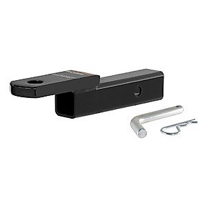 CURT 45012 Class 3 Trailer Hitch Ball Mount and Pin, Fits 2-Inch Receiver, 7,500 lbs, 1-Inch Hole, 2-In Drop, 3/4-Inch Rise