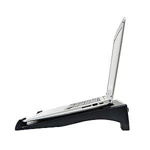 DAC Ventilated Height and Angle Adjustable Laptop Stand Riser for Desk, Non-skid, Cable Management Included 2.6" x 11.5" x 13"