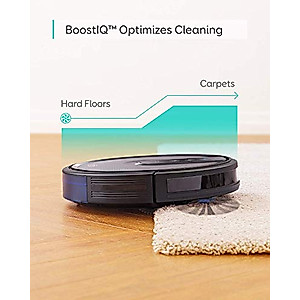 eufy [BoostIQ] RoboVac 35C, Robot Vacuum Cleaner, Wi-Fi, Upgraded, Super-Thin, 1500Pa Strong Suction, Touch-Control Panel, 6ft Boundary Strips, Quiet, Self-Charging, Cleans Hard Floors(Renewed)