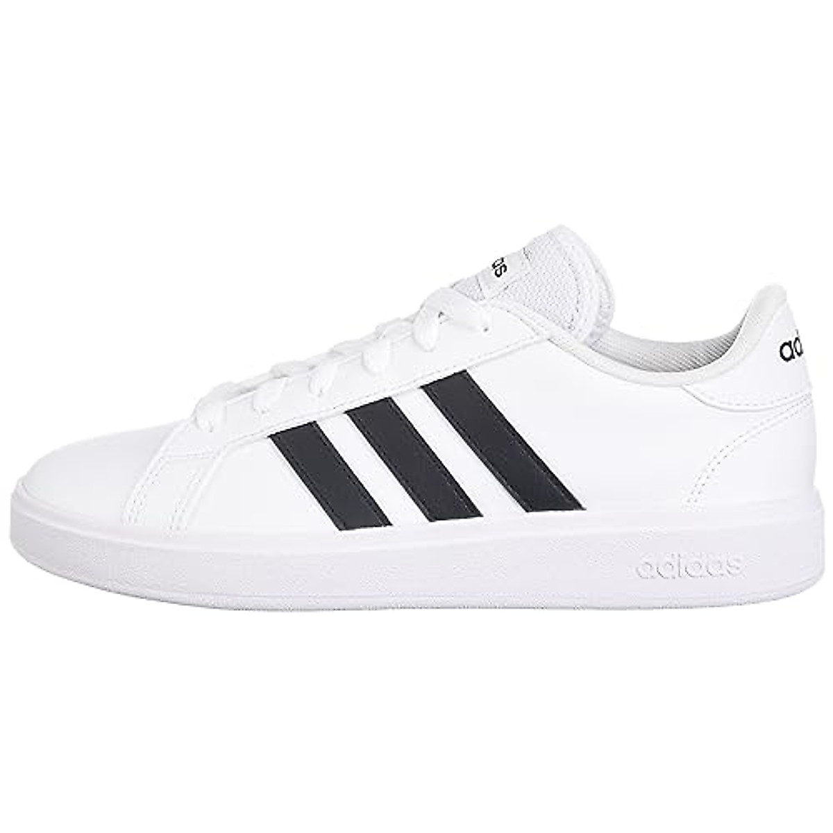 adidas Women's Grand Court Base 2.0 Tennis Shoes, Cloud White-core Black, 8