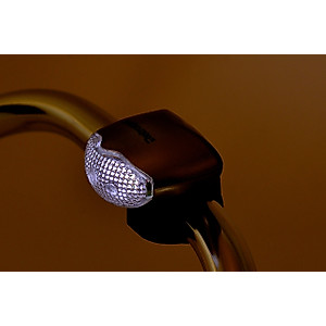 Retrospec Bicycles Amsterdam-3 Ultra Bright 3 LED Urban Commuter Bike Headlight, Silver