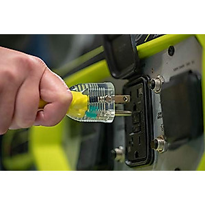 Woods Southwire 02688 10/3 50-Foot Vinyl Outdoor Extension Cord with Lighted End ; Yellow ; 50 ft - 26888802