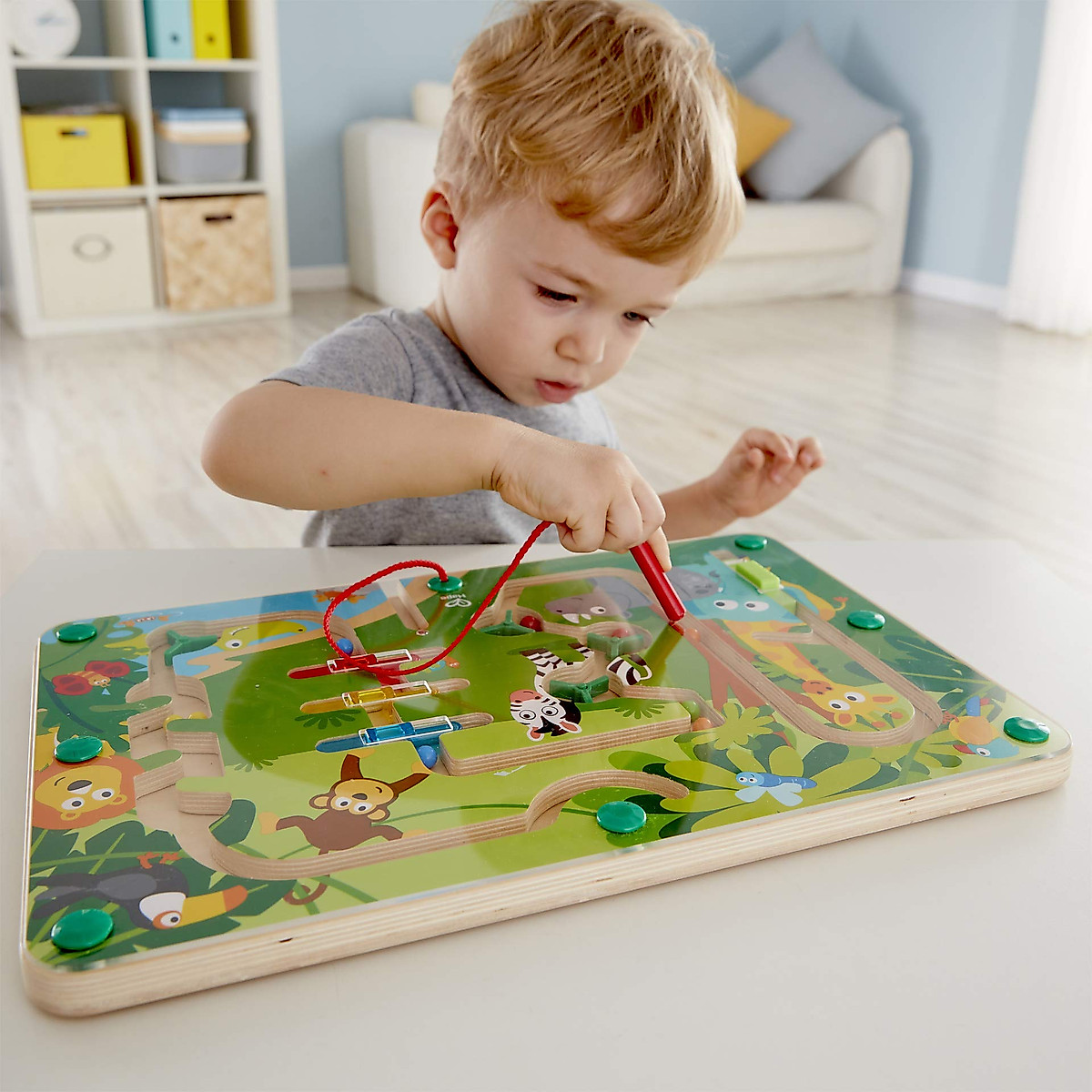 Hape Wooden Jungle Magnetic Maze