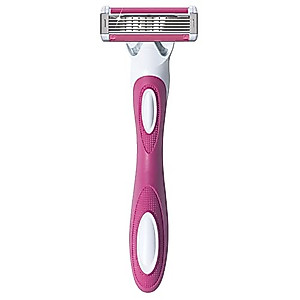 BIC Click 5 Soleil Women's Disposable Razors, 5 Blades With a Moisture Strip For a Smoother Shave, 2 Handles and 8 Cartridges, 10 Piece Razor Set