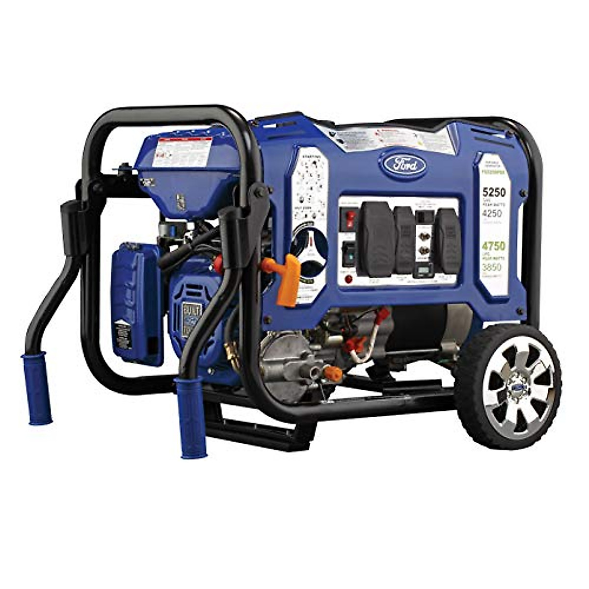 Ford 5,250W Dual Fuel Portable Generator with Switch & Go Technology and Remote Start, FG5250PBR