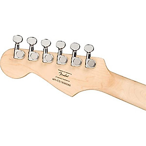 Squier Mini Jazzmaster Electric Guitar, Daphne Blue, Maple Fingerboard