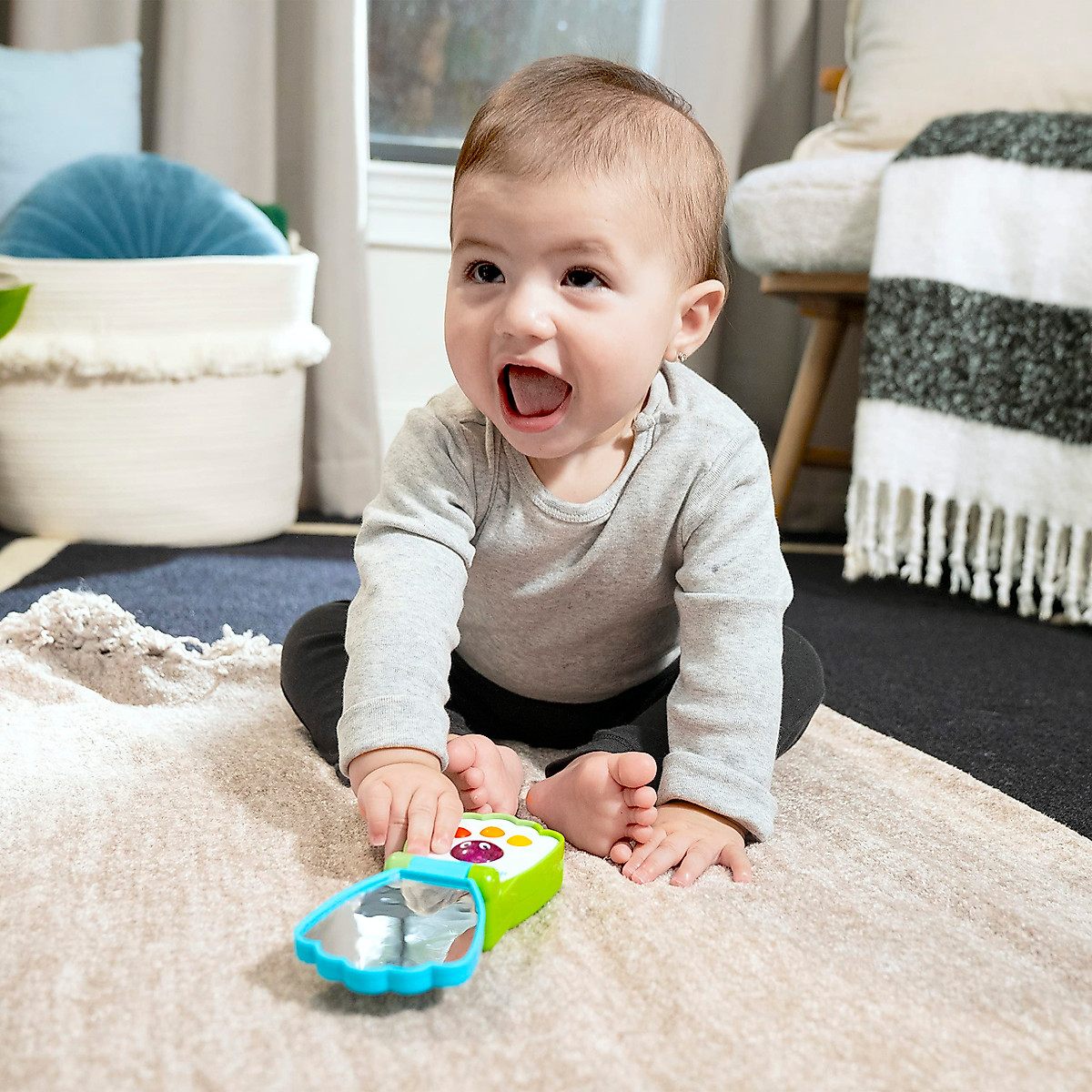 Baby Einstein Ocean Explorers Shell Phone Musical Toy Telephone, Ages 6 Months and up