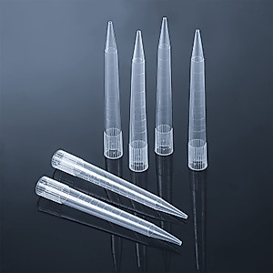 FOUR E'S SCIENTIFIC 5ml Pipette Tips - Universal 5000ul Sterile Pipette Tips Racked RNase/DNase Free & Pyrogen Safe, Autoclavable, 1 Rack 24 Tips