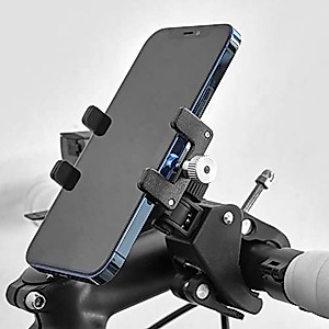 GRIFITI Nootle Quick Release Pipe Clamp and Universal Phone Mount Adjustable for iPhone, Smartphone, Galaxy, Pixel, Andriod, HTC One, Nokia, Fits Handlebars, Music and Mic Stands, Tripods