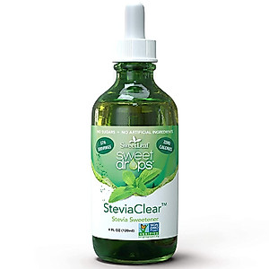 SweetLeaf Sweet Drops Liquid Stevia Sweetener, Stevia Clear, 4 oz