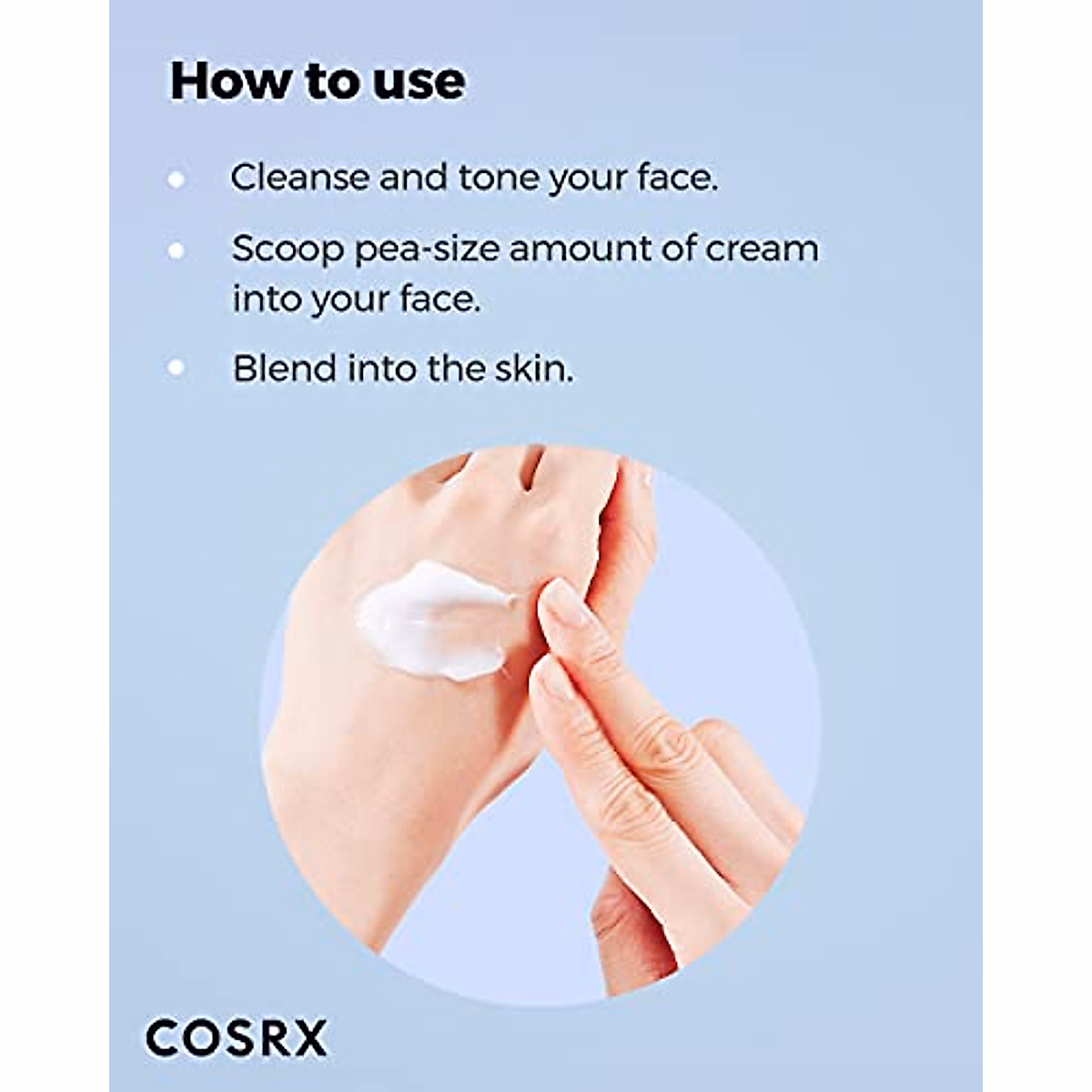 COSRX Hyaluronic Acid Moisturizing Cream, Long-lasting Hydration, Rich Moisturizer for Sensitive Skin 3.53 oz / 100g, Korean Skin Care, Animal Testing Free, Parabens Free