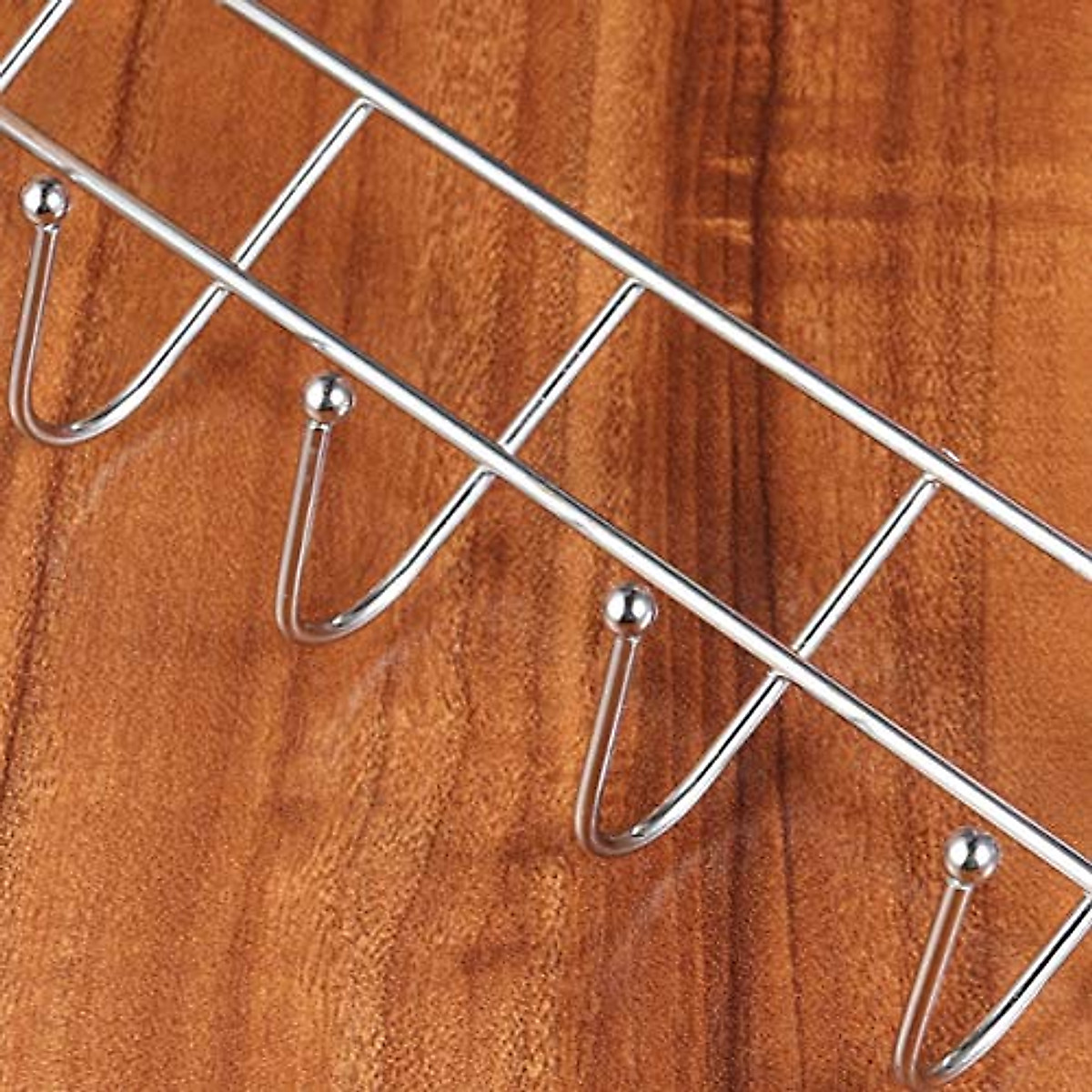 Garneck Over The Door Hook Stainless Steel Door Hanger Towel Rack Door Coat Rack Hanger for Hanging Clothes Towels Coats Hat