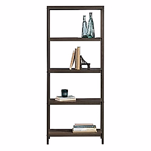 Sauder North Avenue Bookcase, Smoked Oak finish