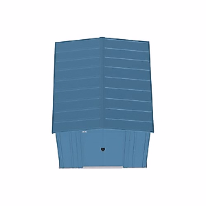 Arrow Classic Steel Storage Shed, 6x7, Blue Grey