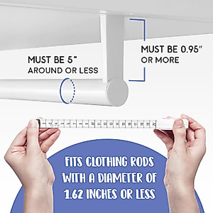 Eli with Love Baby Closet Dividers (Original) – Set of 8 Baby Closet Size Dividers – Ideal Baby Clothes Dividers for Closet – Helps Organize Nursery Closet Hangers by Size/Age