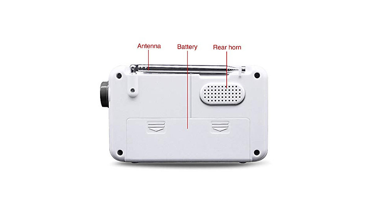 Portable Shower Radio Speaker with LCD Display