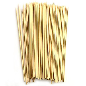 Norpro 9-Inch, 100 Count Bamboo Skewer, Brown