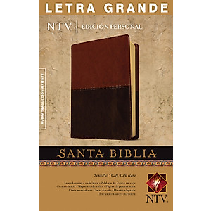 Santa Biblia NTV, Edición personal, letra grande, DuoTono (SentiPiel, Café/Café claro, Letra Roja) (Spanish Edition)