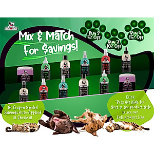 Cat & Dog Ear Cleaner Solution - Itch Relief for Dogs and Cats - Clear, No Mess Formula, Pet Ear Cleaner with Aloe Vera & Eucalyptus (1 btl)