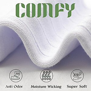 Silky Toes Lenzing™ Modal ModalModal Mens Knee High Socks 2 or 4 Pk, Long Over the Calf Dress or Work Socks (White - 2 Pairs, numeric_10)