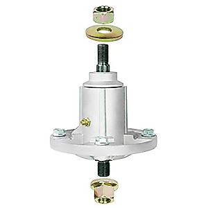 q&p Outdoor Power Deck Spindle Assembly Bracket Replaces GY21099 GY20867 Fits John Deere 190C D170 E180 G110 LA150 LA175 GY21099 with Mounting Bolt Holes Tapped for Easier Install