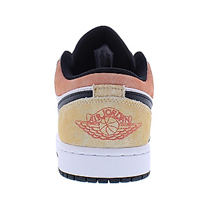 Jordan Nike Air 1 Low SE Flight Club Men's Shoes Black/Magic Ember/White/Sundial DX4334 008 - Size 12