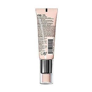 Revlon PhotoReady Candid Natural Finish Foundation, with Anti-Pollution, Antioxidant, Anti-Blue Light Ingredients, 130 Ivory, 0.75 fl. oz.