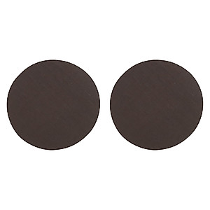 Kiven Led Light Cover,Light Blocking Stickers, 3.5in in Dia,Dark Brown Fabric, LED Light Dimming Sticker for Recessed Light/Can Light, LED Spotlight, Ceiling Light, Downlight