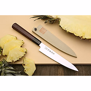 Yoshihiro Ice Hardened Stainless Steel Japanese Chef Knife Set (Gyuto (210mm) & Petty (150mm))