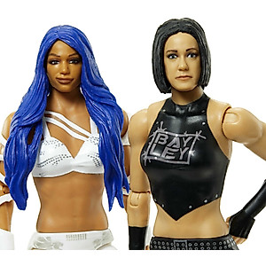 Mattel WWE Sasha Banks vs Bayley Championship Showdown 2-Pack 6-inch Action Figures Monday Night RAW Battle Pack for Ages 6 Years Old & Up