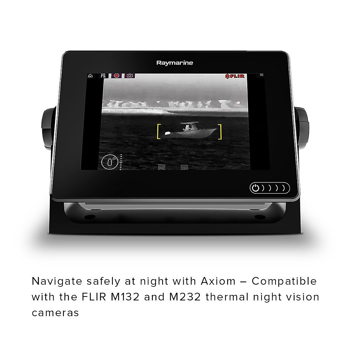 Raymarine Axiom 7 Fish Finder with Built in GPS, WiFi, Chirp Sonar and Downvision with Transducer and Navionics+, 7" (E70364-02-NAG)