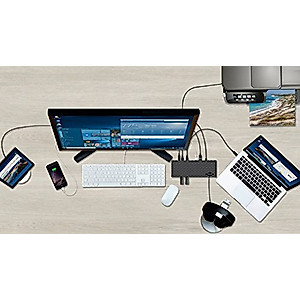 Diamond Multimedia (DS6950) Ultra Dock 5K/4K USB Type-C, Type-A Docking Station and Compatible with Thunderbolt 3 Laptops/Desktop PC’s