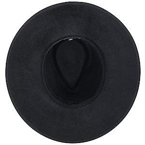 Brixton womens Jo Rancher Fedora, Black, Medium US