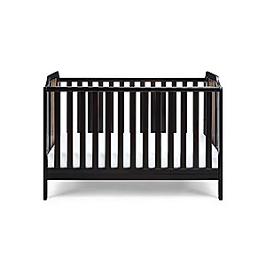 Suite Bebe Brees Convertible Island Crib in Black & Vintage Walnut