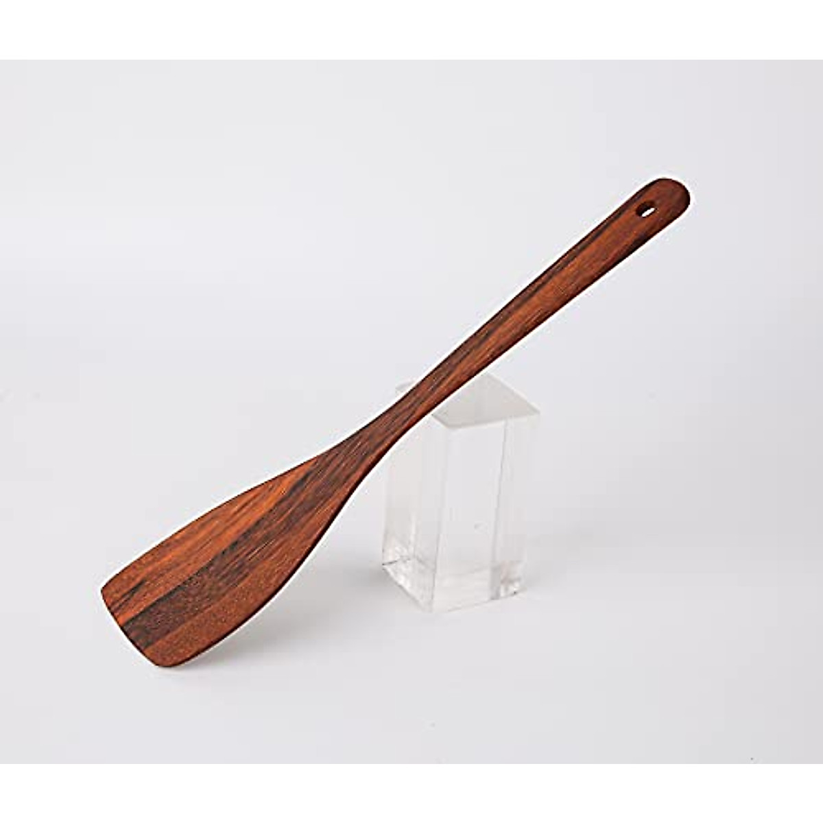 Wooden Spatulas for cooking - Set of 2 12.8 Inch 12 Inch Versatile Utensils, Wooden Spoons, Anti Scratch Non Stick Cookware, Eco Friendly, MyFurtive Wooden Wok Spatula Turner For Cooking
