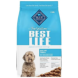 Blue Buffalo True Solutions Best Life Natural Dry Food for Adult Dogs, Chicken, 4-lb Bag